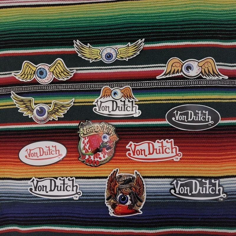 Stickers - VON DUTCH - LAMINATED | Shopee Malaysia