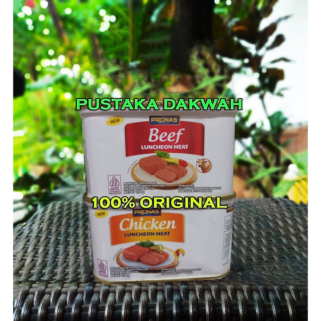 Pronas BEEF LUNCHEON MEAT 198 GRAM HALAL BEEF CHICKEN LUNCHEON MEAT NEW ...