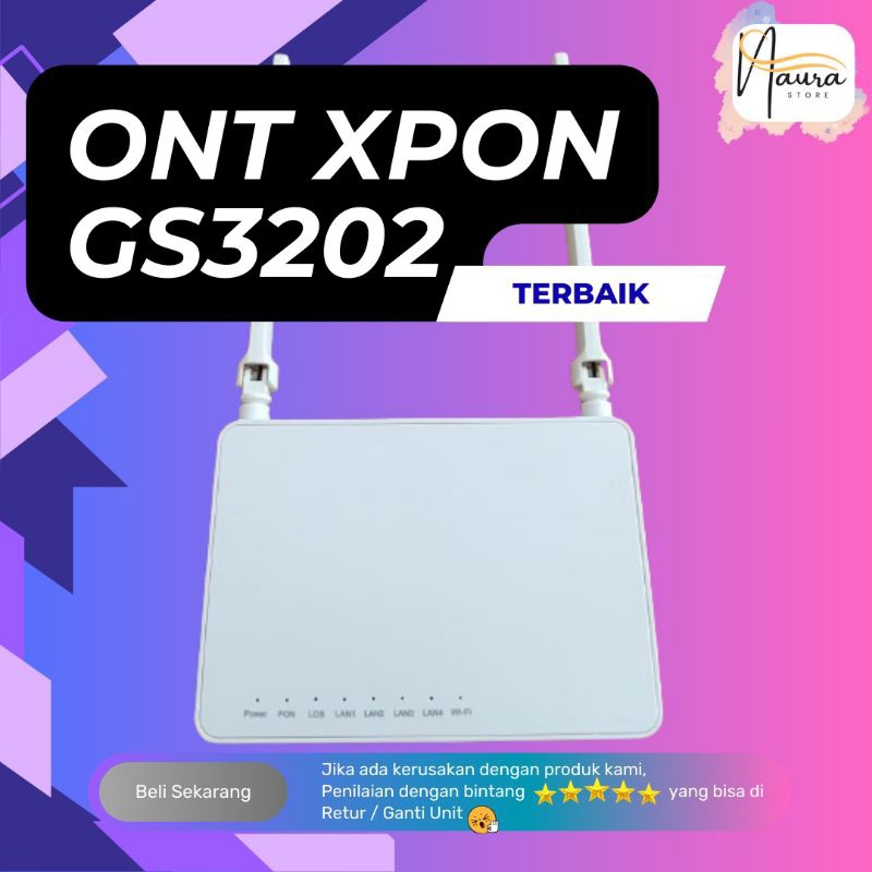 Ont XPON GS3202 Can Call And GPON [New Condition] 1 SSID | Shopee Malaysia