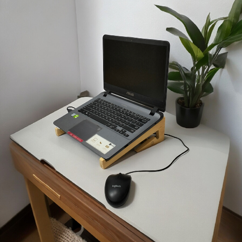 KAYU Laptop holder stand / laptop stand / wooden laptop coaster ...