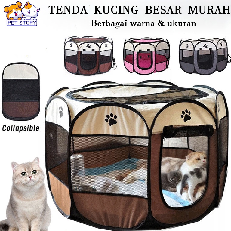 TENDA Salee Large Cat Tent Waterproof Folding Cat Tent Portable Cat ...