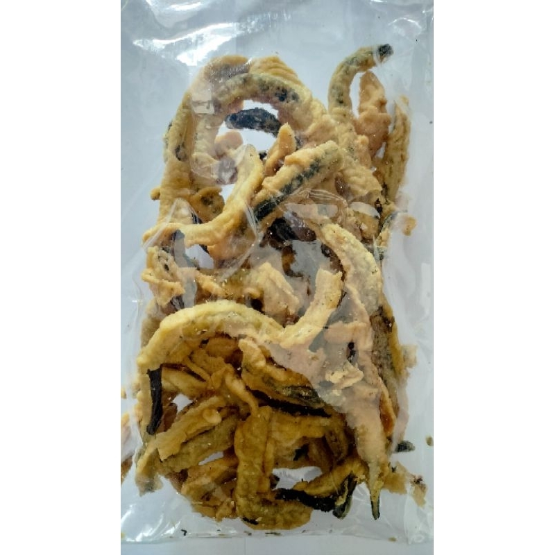 Chips Of Eel/Fried Eel Original Savory Flavor Godean Jogja | Shopee ...