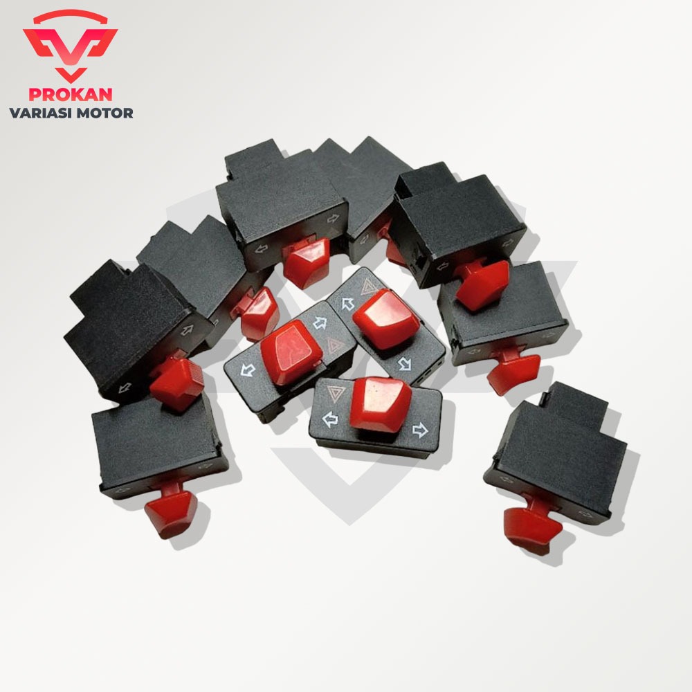 TOMBOL MERAH Hazard Motorcycle Turn Signal Button Honda Vario Supra ...