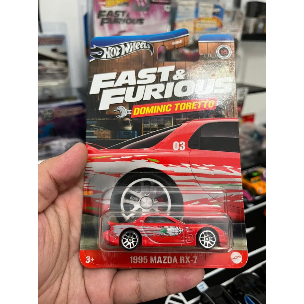 Hot Wheels - Fast and Furious Dominic Toretto - Mazda RX7 | Shopee Malaysia