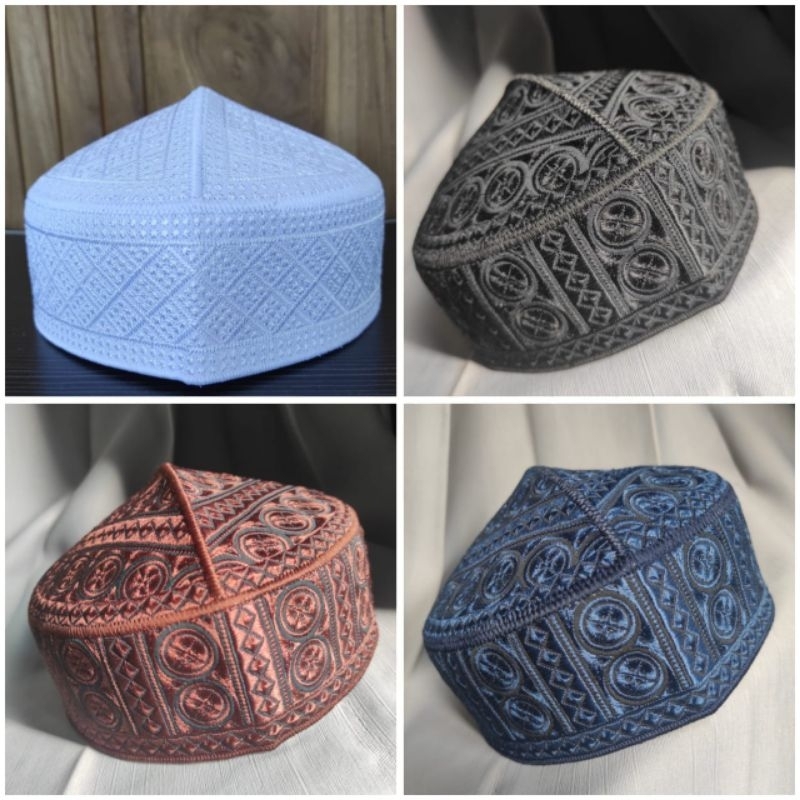 PAKISTAN PECI ADULT SONGKOK HAJI PECI FULL EMBROIDERED | Shopee Malaysia