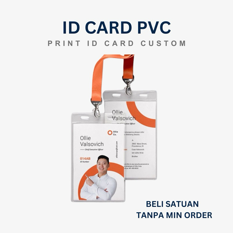 PVC ID CARD / BUMN ID CARD / CUSTOM ID CARD / THICK ID CARD ...