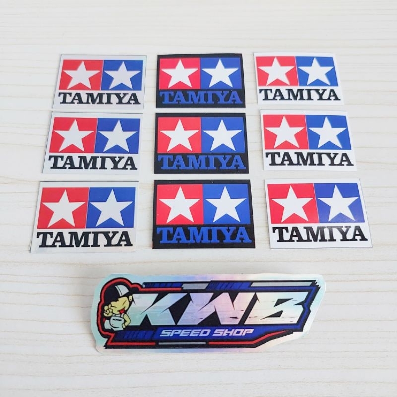 Tamiya logo tamiya sticker price per pc 1 sticker | Shopee Malaysia