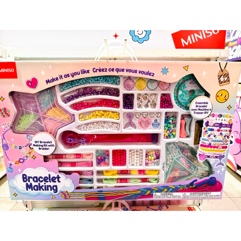 Miniso SET BRACELET MAKING DIY JUMBO PACK SUPER Complete | Diy Children ...