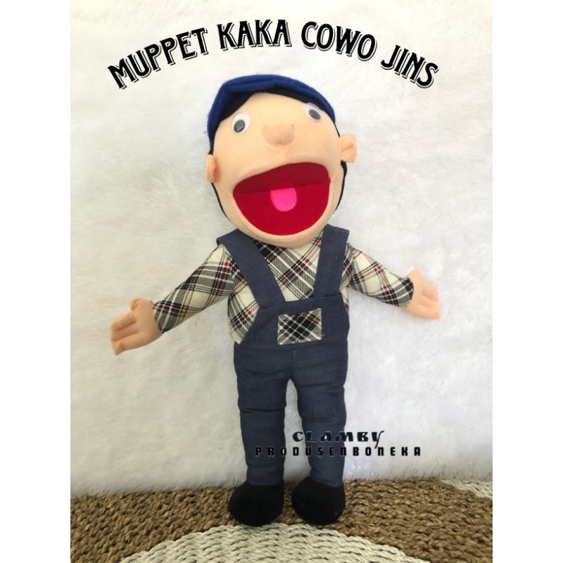 Muppet Hand Doll 50cm Boys Character Boy Clothes Jeans Hand Doll/Muppet ...