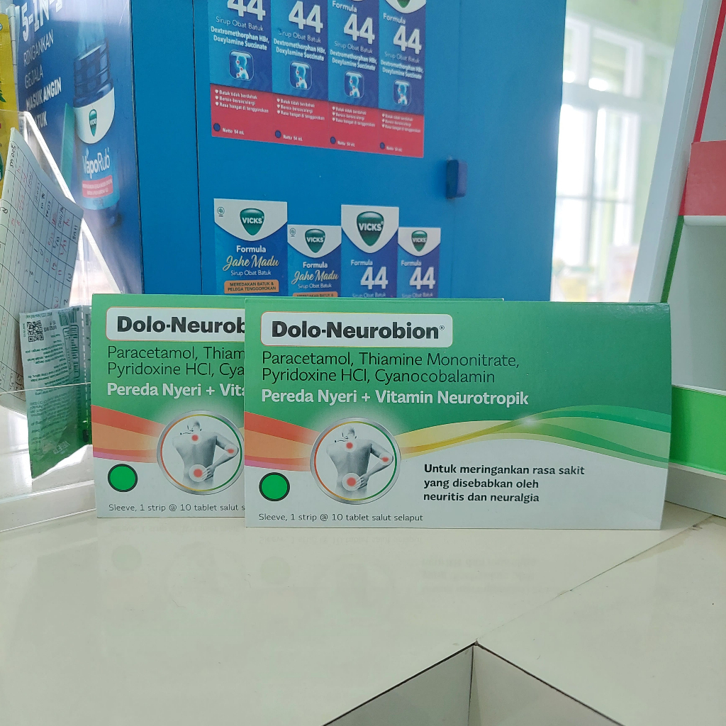 Dolo Neurobion Strip 10 Tablets / Pain Reliever Plus Neurotropic ...
