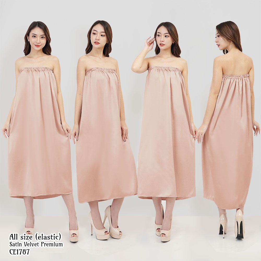 New!! SPA Gown Brocade Massage salon sauna skirt satin | Shopee Malaysia