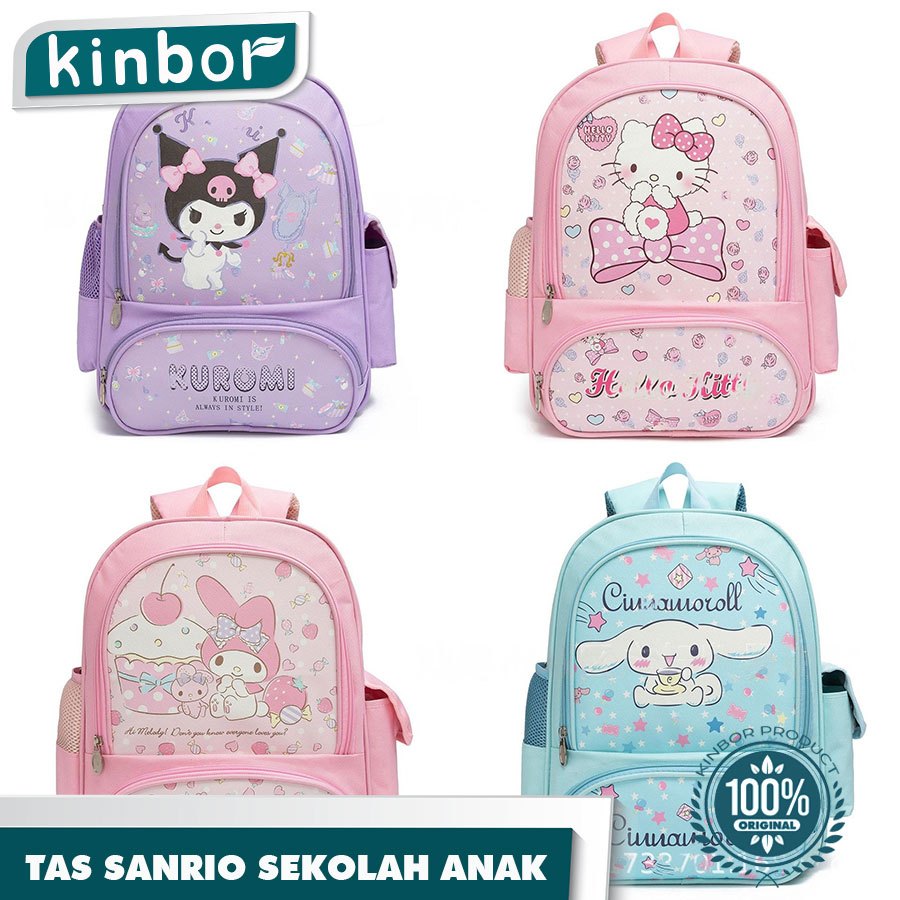 Sanrio Backpack Back to School Cinnamoroll Kuromi My Melody Pompompurin ...