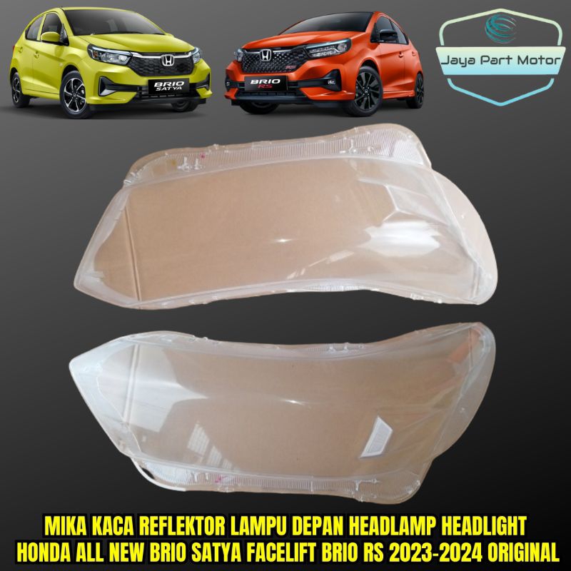 Mika Glass Reflector Headlamp Headlight Honda All New Brio Satya ...