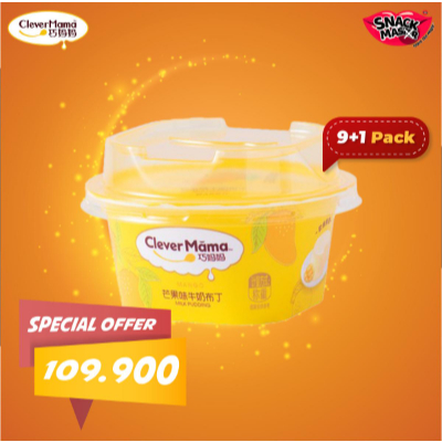 Clever MAMA 5/7/10 PCS MILK PUDDING | Pudding MANGO, STRAWBERRY FRUIT ...