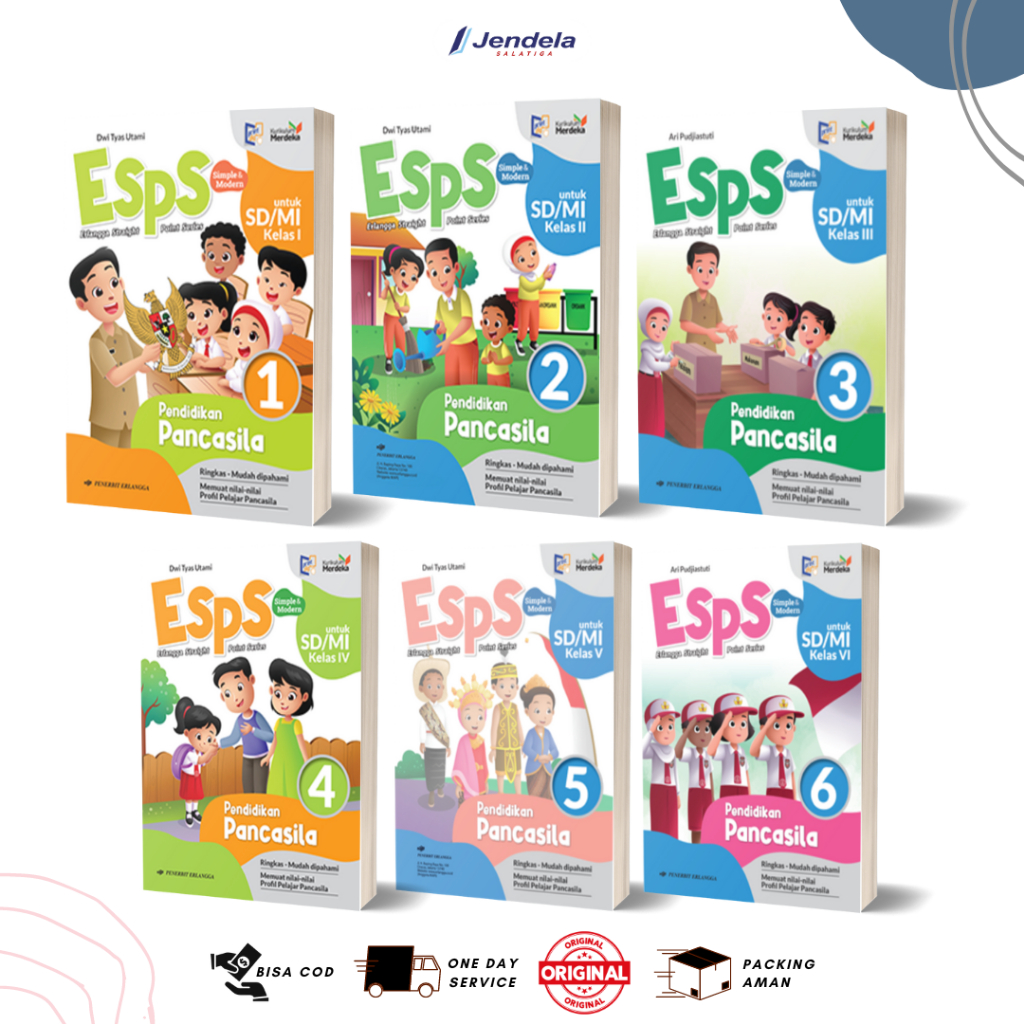 Erlangga - ESPS PKN SD Package Book Merdeka Curriculum | Shopee Malaysia