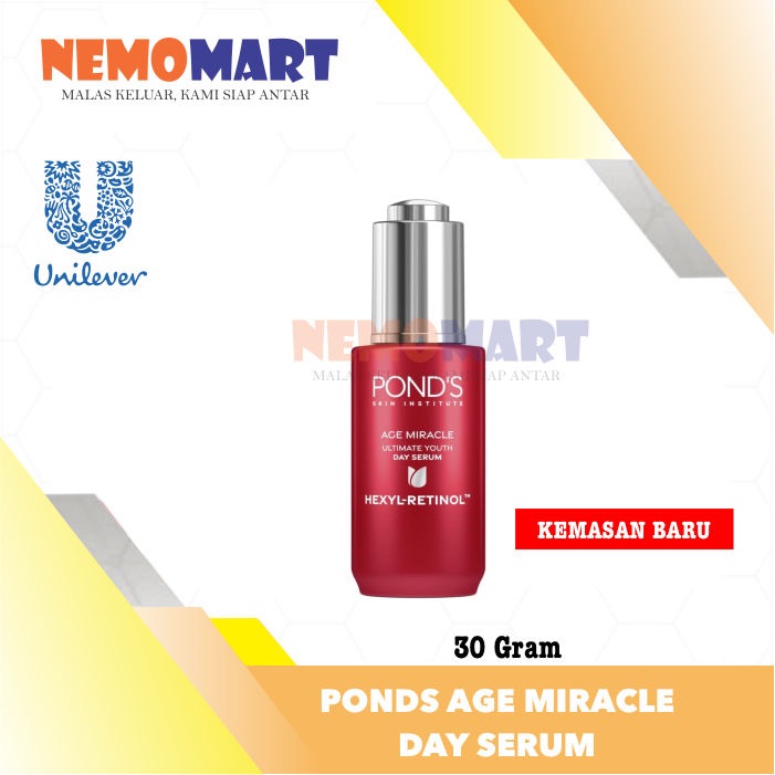 Ponds AGE MIRACLE ULTIMATE YOUTH DAY Face SERUM 30G GR POND'S HEXYL ...