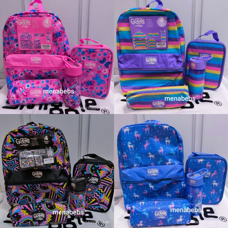 Smiggle Giggle Set Unicorn / Mermaid / Pink / Dino original | Shopee ...