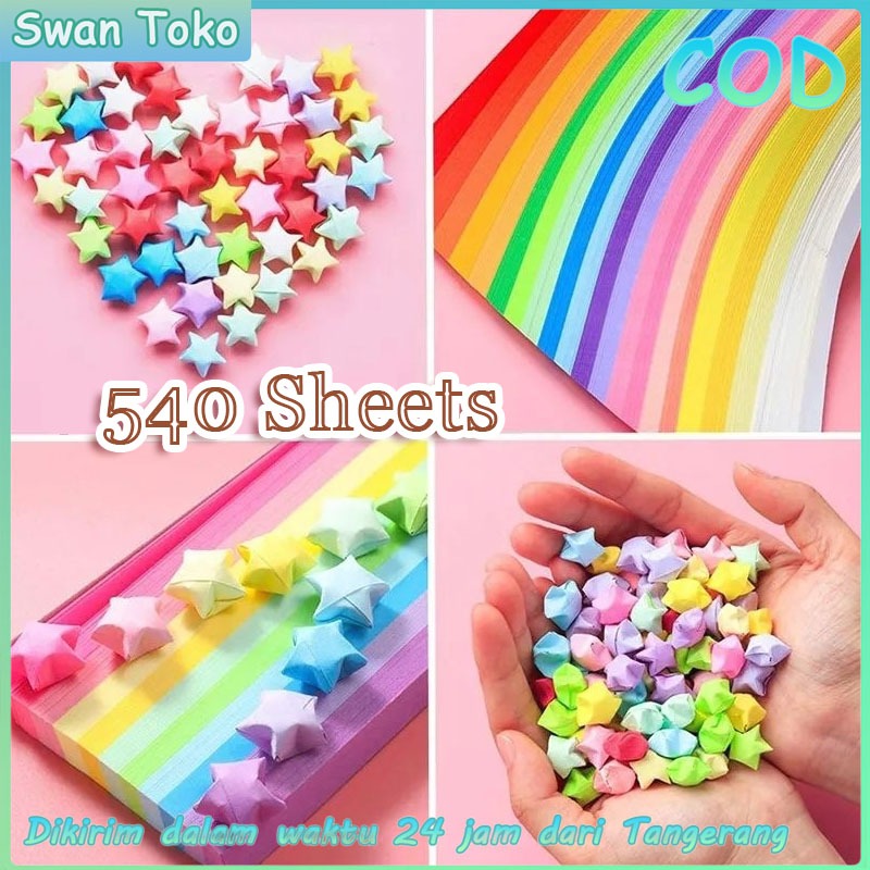 Diy Paper Star Origami Star Paper/Lucky Star Craft Handmade/Origami ...