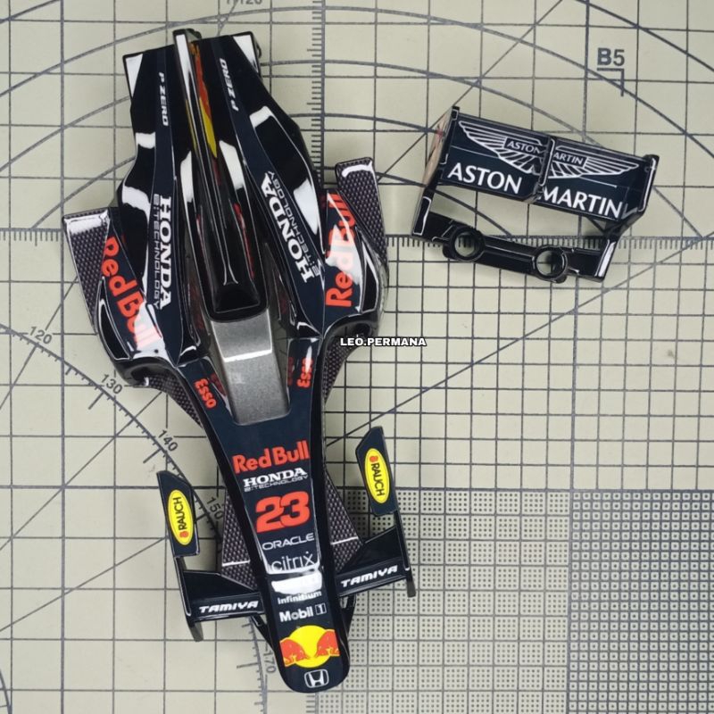 Body SHADOW SHARK REPAINT F1 REDBULL ASTON MARTIN | Tamiya SHADOW SHARK ...