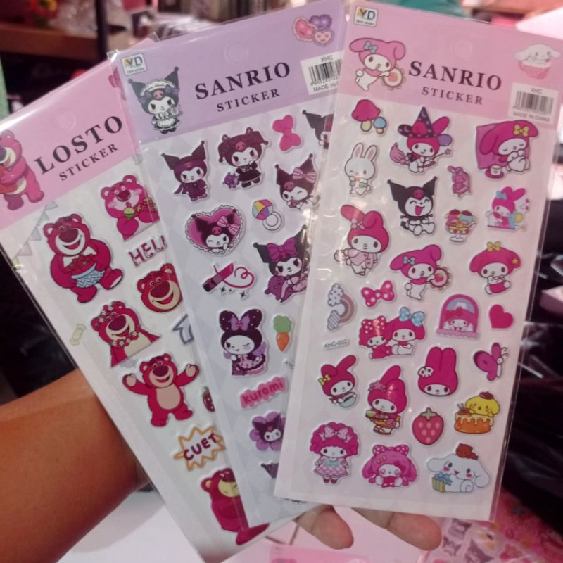 3d Cartoon Lotso Sanrio Embossed Sticker For BTS Mobile | Shopee Malaysia