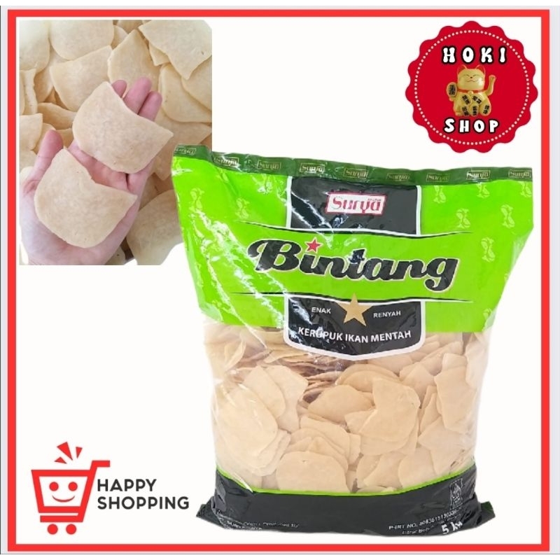 Large Shrimp Crackers Original Sidoarjo Bintang Without Drying REPACK ...