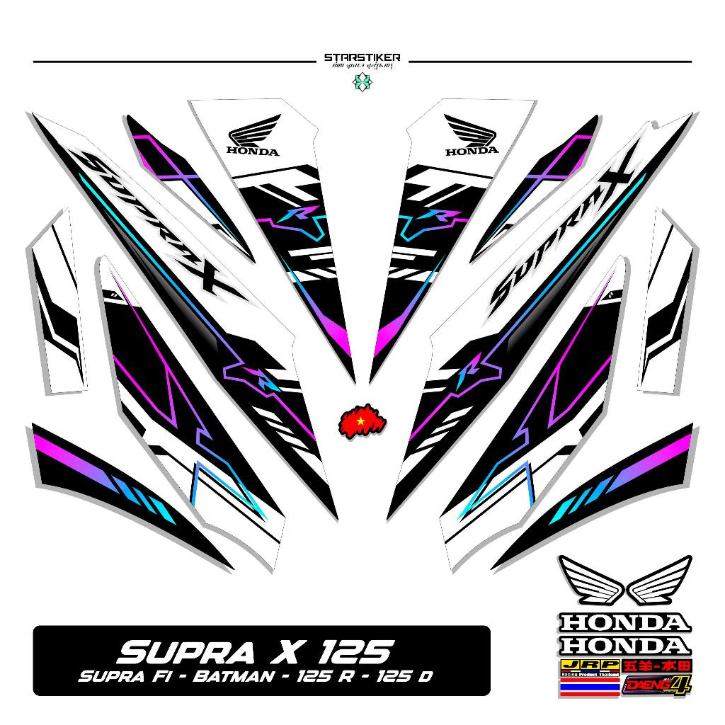 Striping SUPRA X 125 KARBU MTF X23 / BATMAN / 2007/ 2008 / 2009 / 2010 ...