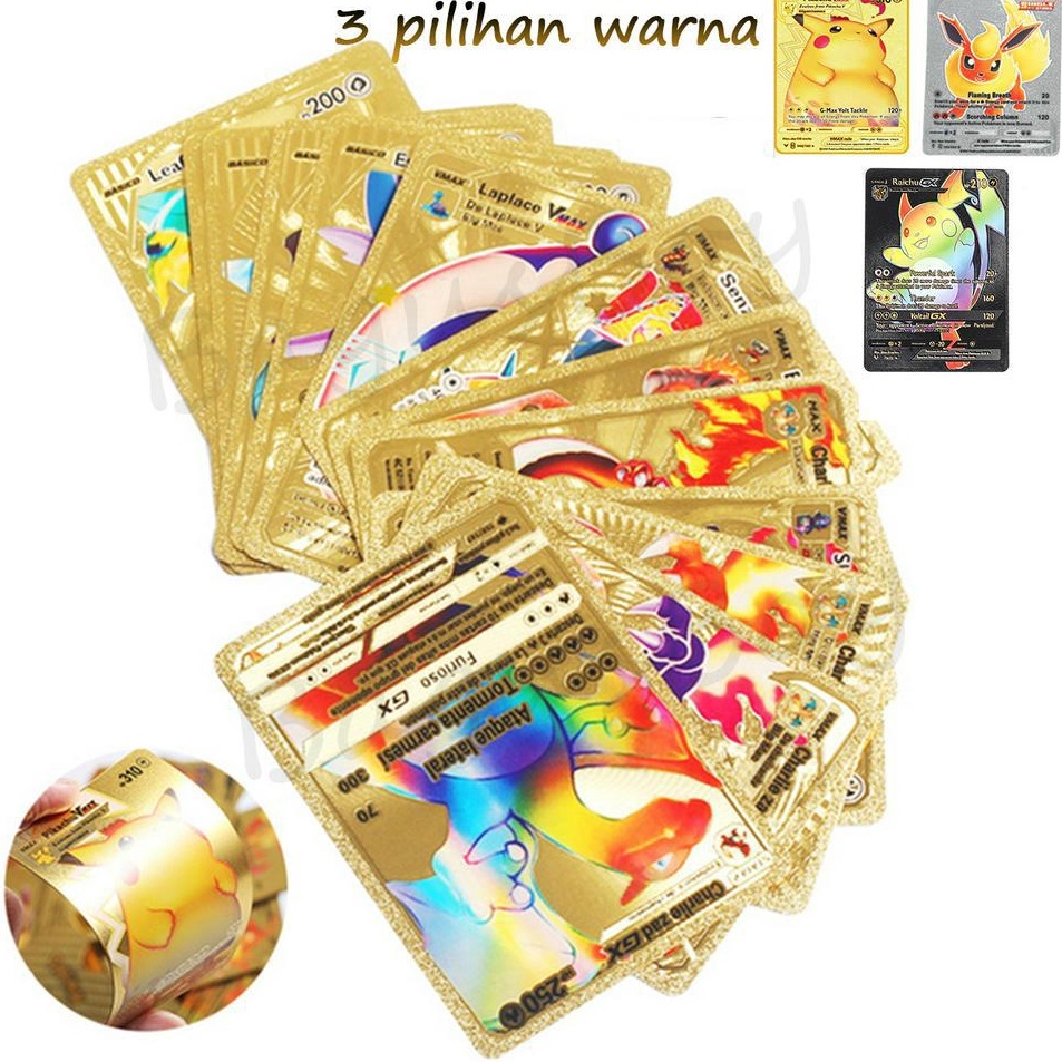 Chase Now Fast pokemon card Go Pikachu BoX pokemon gold card black card ...