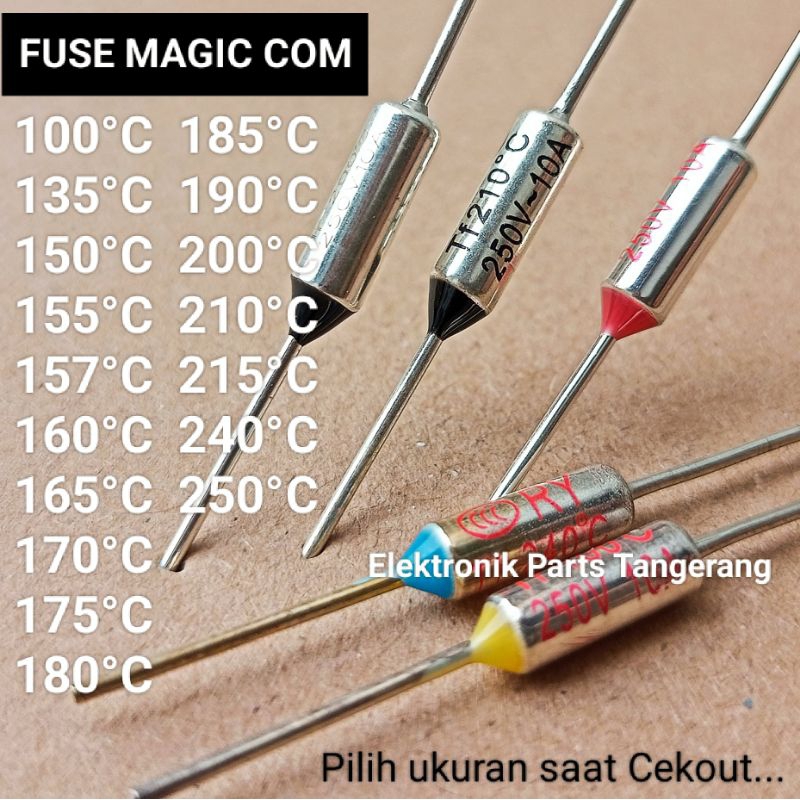 (1 Piece) Fuse magic com AND IRON 10A 250V 100 C to 250 C TERMOFUSE ...