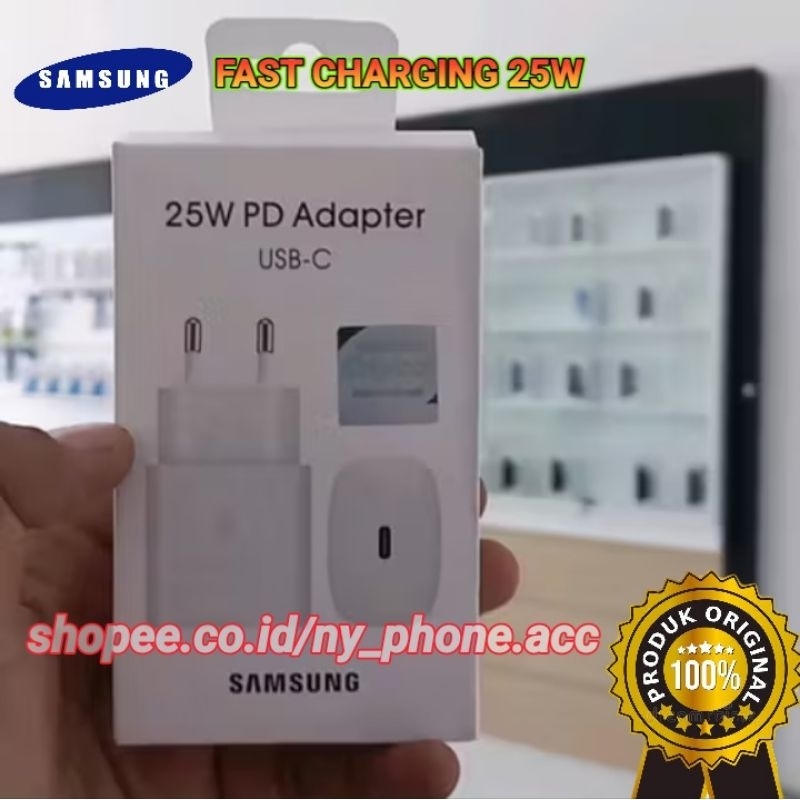 Original TRAVEL ADAPTER SAMSUNG 25W Galaxy A05s/A15 5G/A24/A25 5G/A34 ...