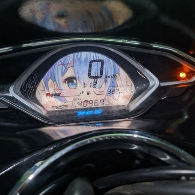 Anime version pcx 150 speedometer lcd sticker | Shopee Malaysia