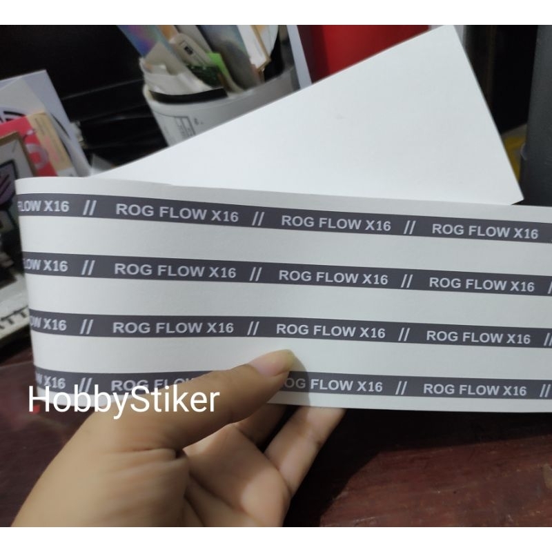 Custom ROG Flow X16 republic of gamer stickers for pc laptops | Shopee ...