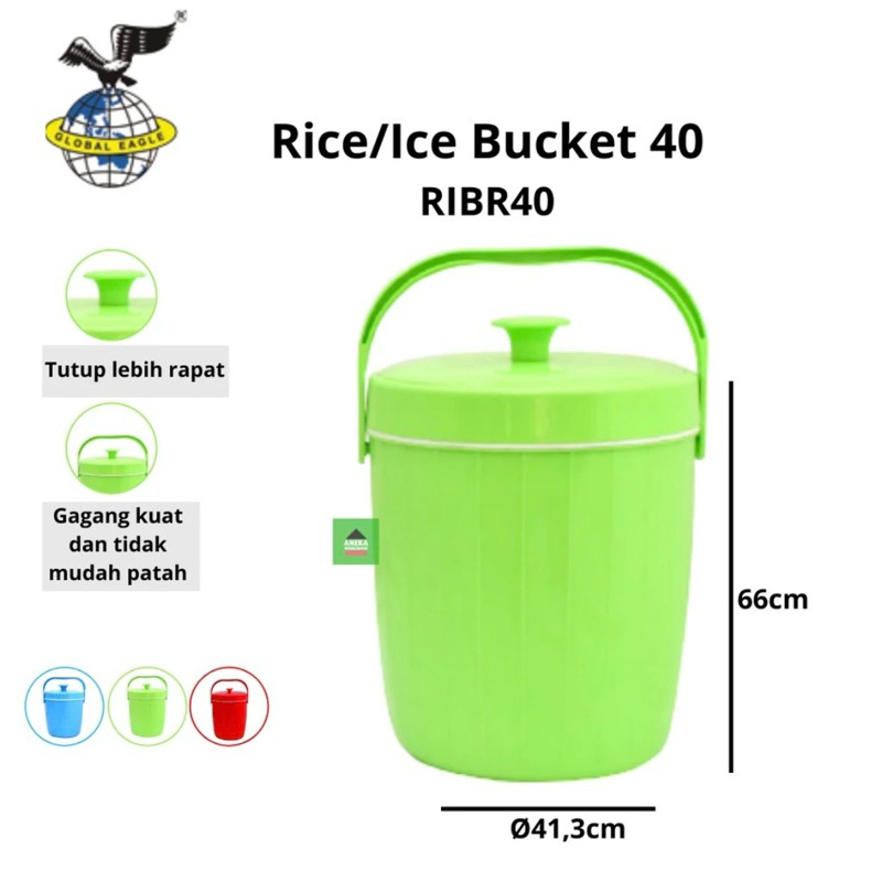 TERMOS Global Eagle USA Rice Thermos/Rice Bucket Ice Bucket 40Liter ...