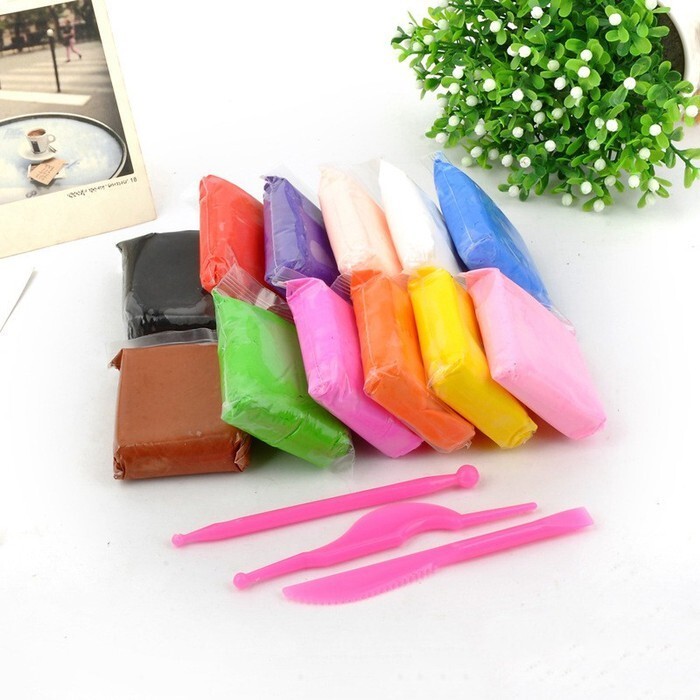 Polymer CLAY 12 COLORS/ SOFT CLAY 12 COLORS (12 PCS) | Shopee Malaysia
