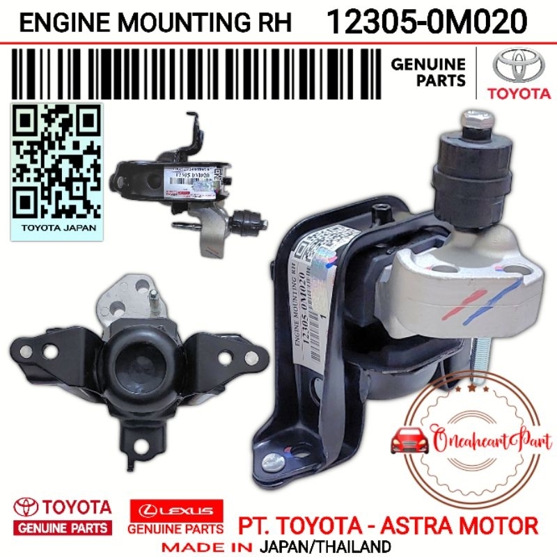 MESIN Engine MOUNTING RIGHT ENGINE MOUNTING VIOS LIMO OLD GEN1 ORIGINAL ...
