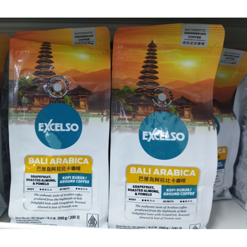 Excelso BALI ARABICA 200 GRAM New/EXCELSO BALI ARABICA Coffee/EXCELSO ...