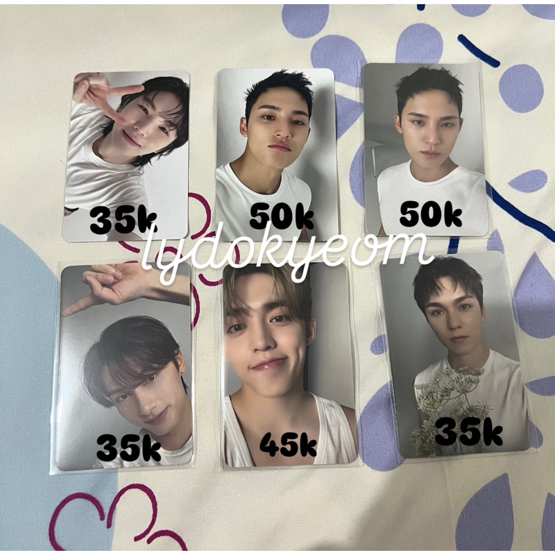 Seventeen dear ver random photocard woozi jun mingyu scoups seungcheol ...