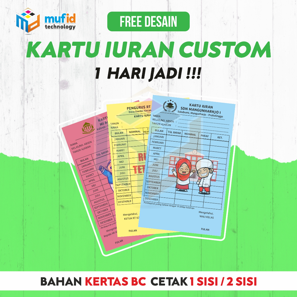 (10 X 16cm) Cash WATERMARK Contribution Card/SPP/PAGUYUBAN/INFAQ ...