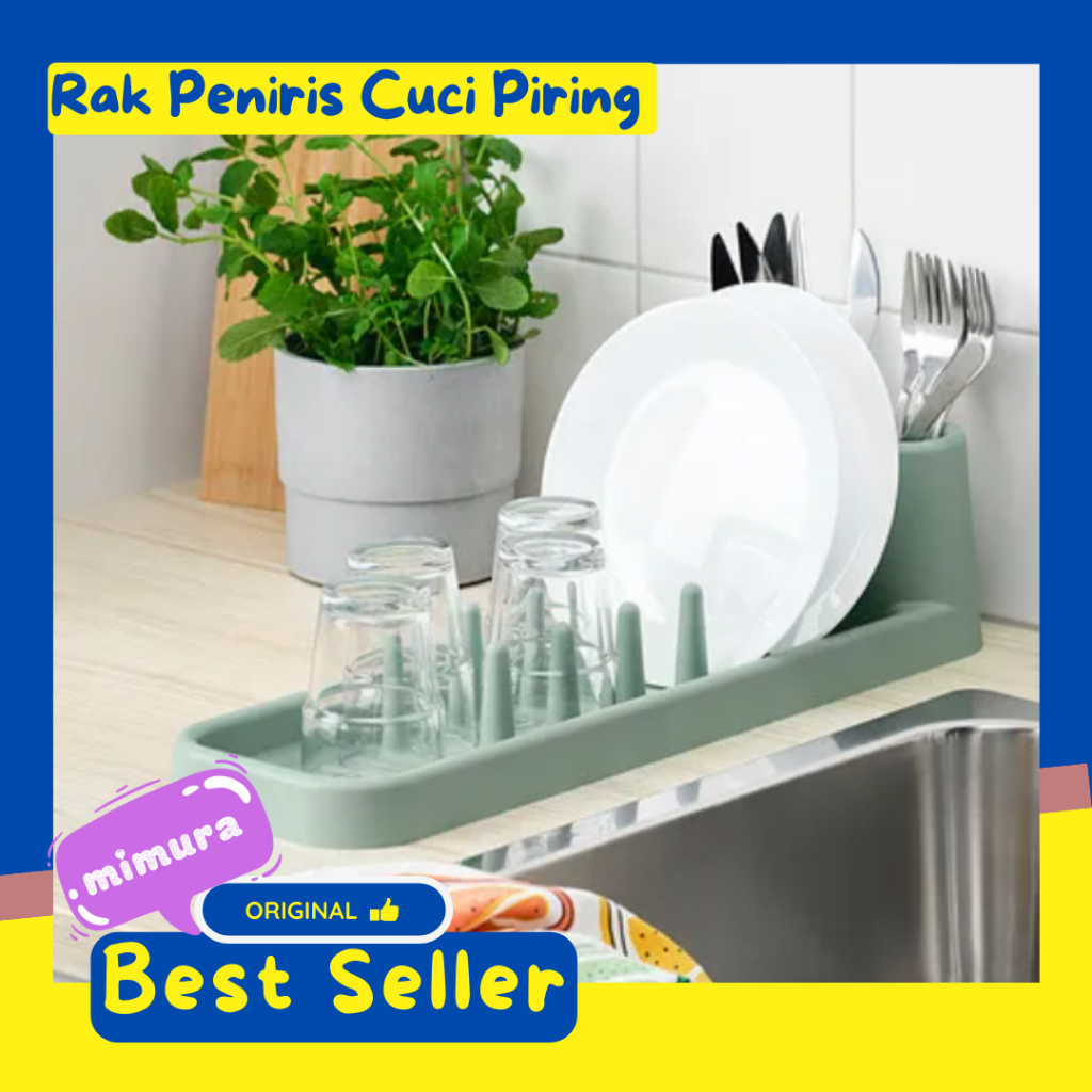 Ikea Minimalist Dish Dryer Dish Drainer Rack Saves Space | Shopee Malaysia