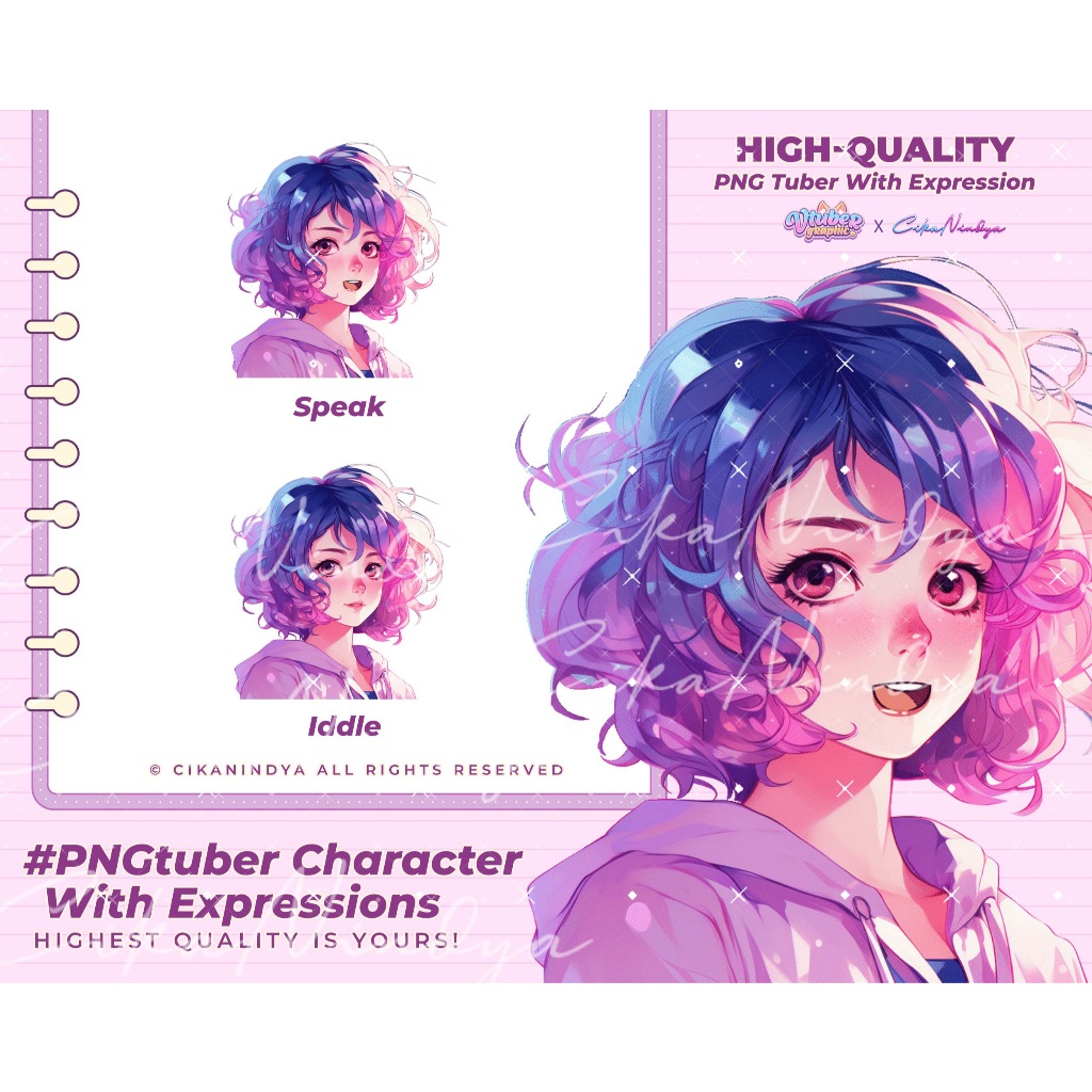 Increase Audience Interaction With Charming Tuber PNG, Cute Streaming ...