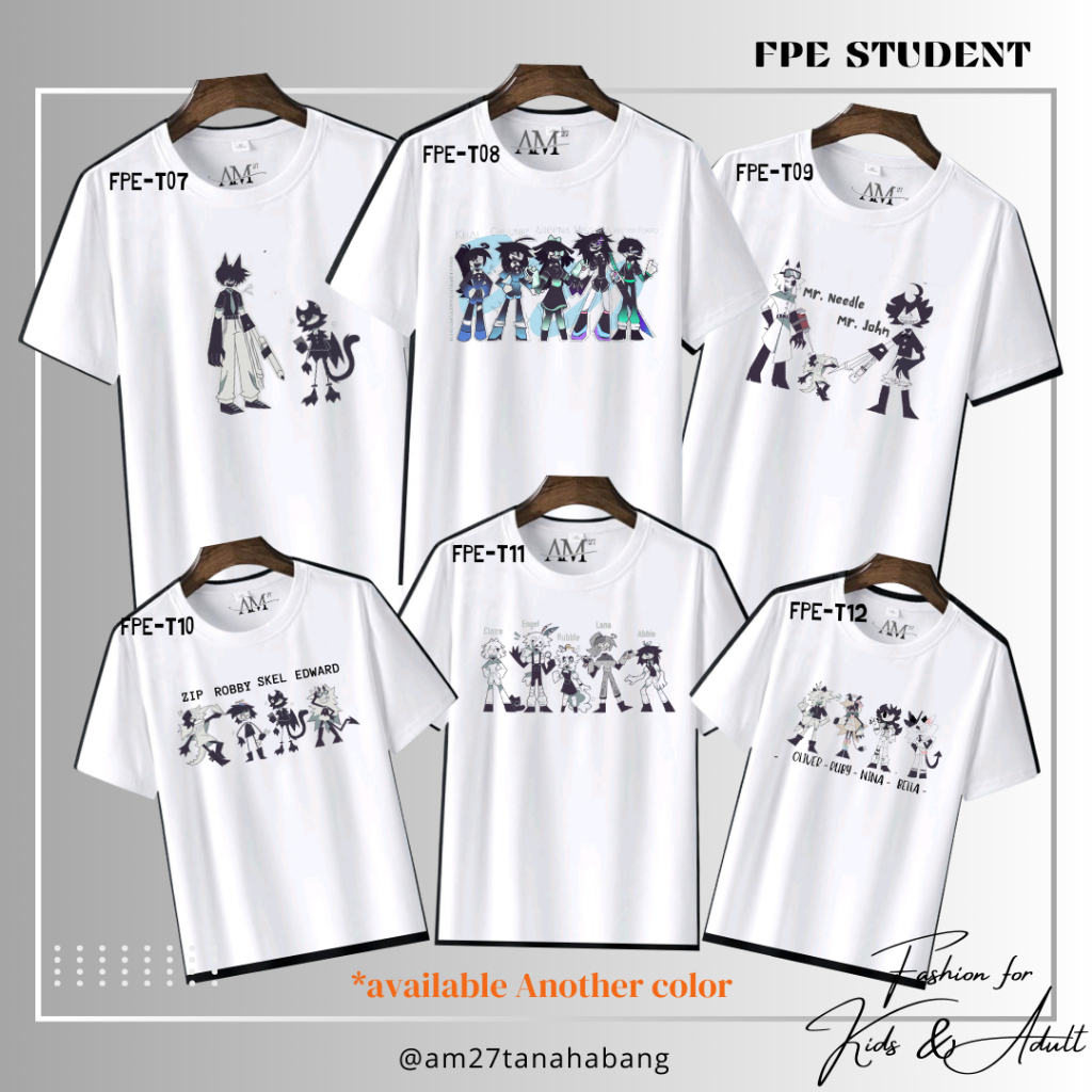 Am27 Kids T-Shirt unisex FPE Fundamental Paper Education | Shopee Malaysia