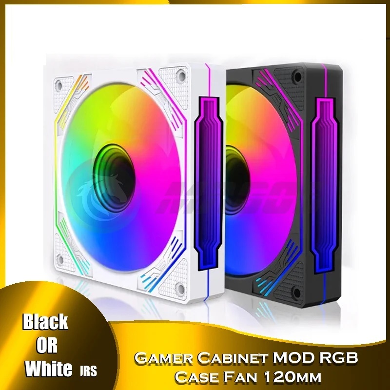 Infinity Mirror Fan RGB 120mm GEN3 Pro ARGB PWM 2 in 1 Desktop PC Front ...