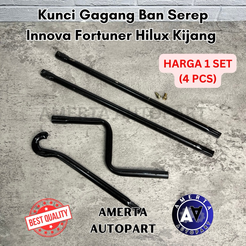 Spare Tire Handle Lock for Innova Fortuner Hilux Kijang (Free 2 Bolts ...