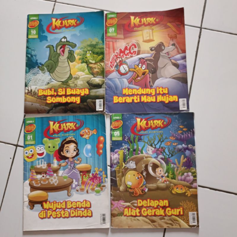 ORIGINAL CHILDREN'S BOOK - SCIENCE COMIC LEVEL 1 OLYMPIC CLASS QUARK ...