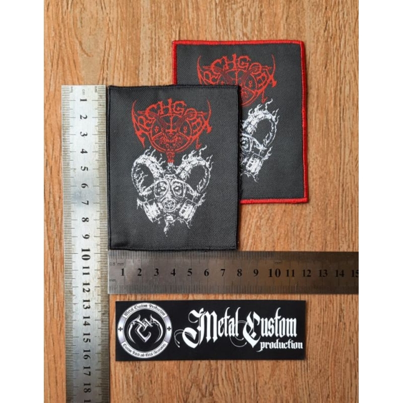 Archgoat Woven Patch / Sewing Band Emblem / Metal Band Emblem / Metal Band Logo Woven Patch ...