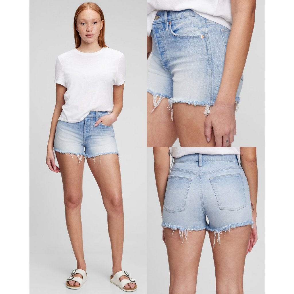 Gp Cheeky High-Rise Denim Hotpants (3-inch inseam) - 5029 | Shopee Malaysia