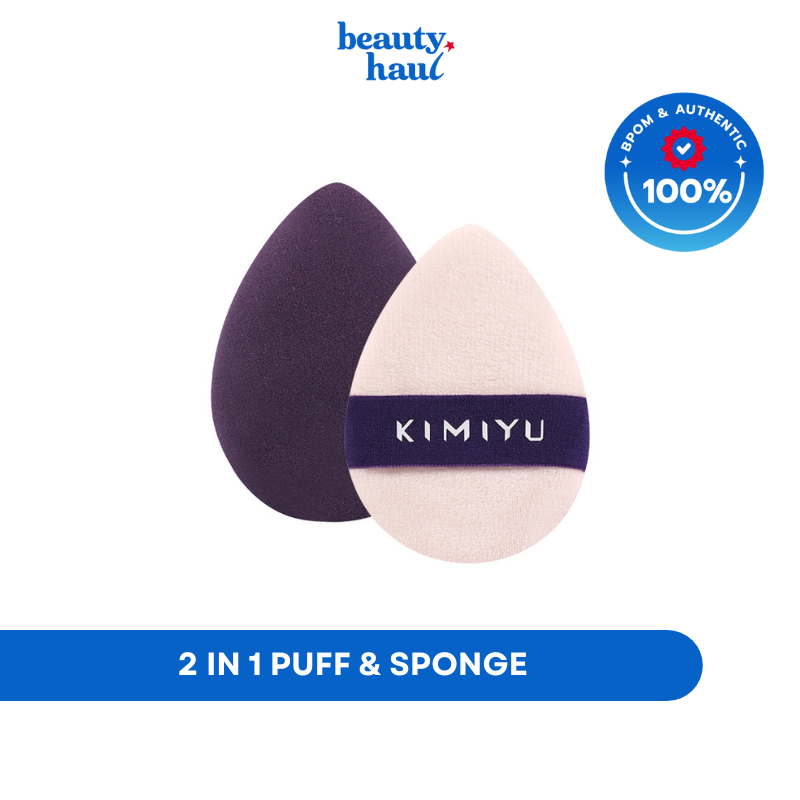 KIMIYU Dual Blend 2in1 Puff and Sponge with Case | Shopee Malaysia