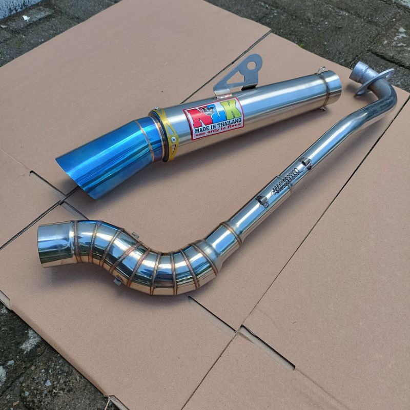 Nlk Open pipe Canister 51mm for Wave 110/125 Smash Xrm 110/125 Raider j ...