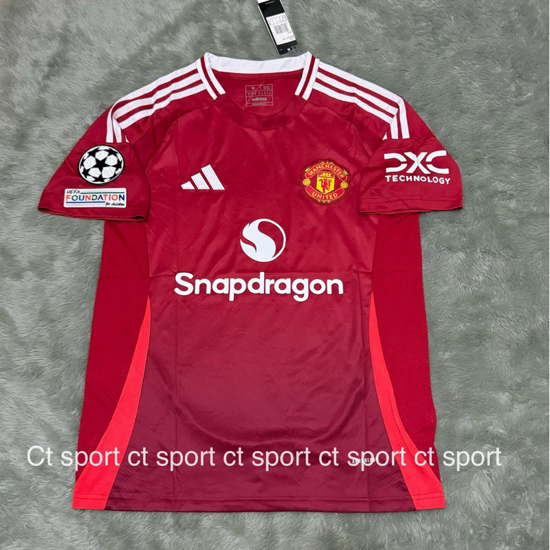 (full Patch ucl) mu home jersey 2024-2025 imported go thailand your ...