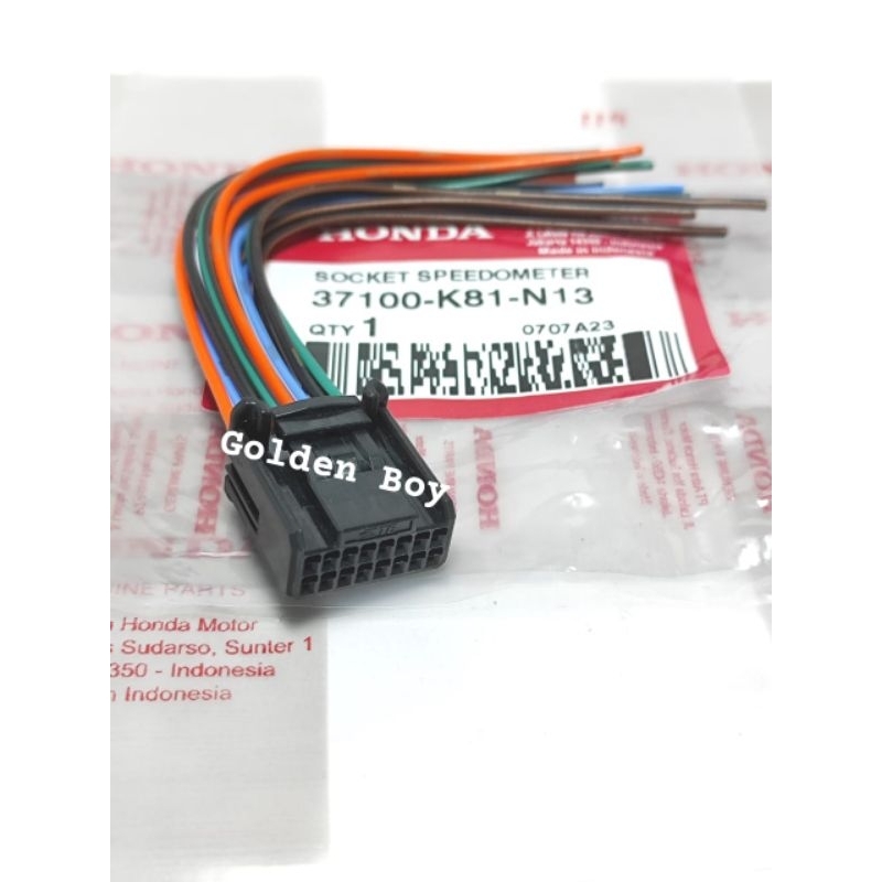 Speedometer Socket spido meter pin 16 Honda Beat Fi esp Beat Street ...