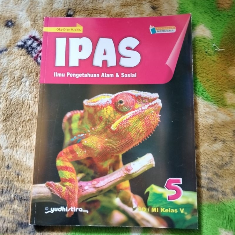 Original Book Of Natural Science And Social Sciences Grade 5 SD MERDEKA ...